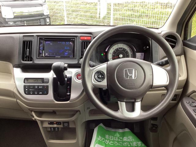 N－WGN（ホンダ）G プレミアムアイボリー 社外ディスプレイオーディオ DVD再生 USB バックモニター 純正ETC ベンチシート プッシュスタート スマートキー ライトレベライザー ...