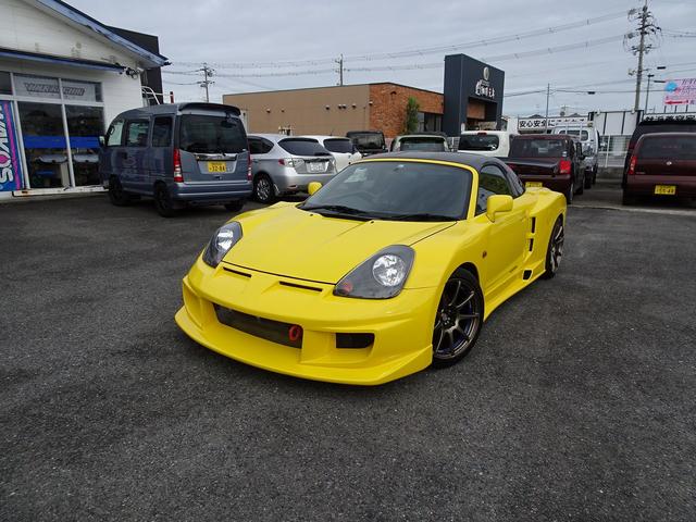 トヨタ MR－S Sエディション トライアルワイドボデイキット公認3ナンバーHKSスーパーチャージャーの中古車｜グーネット中古車