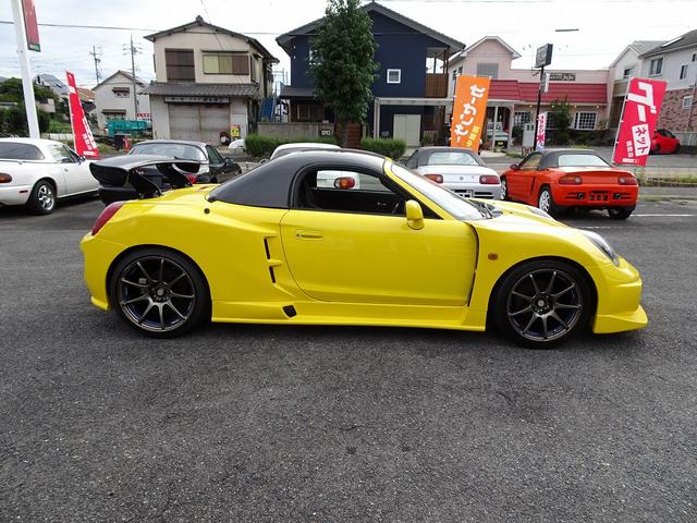 トヨタ MR－S Sエディション トライアルワイドボデイキット公認3ナンバーHKSスーパーチャージャーの中古車｜グーネット中古車