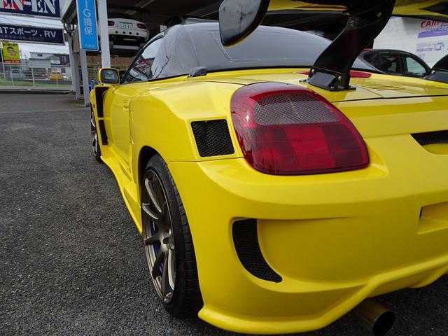 トヨタ MR－S Sエディション トライアルワイドボデイキット公認3ナンバーHKSスーパーチャージャーの中古車｜グーネット中古車