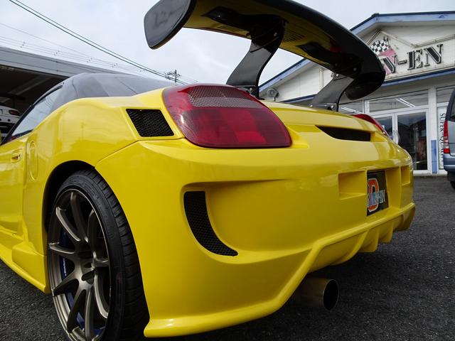 トヨタ MR－S Sエディション トライアルワイドボデイキット公認3ナンバーHKSスーパーチャージャーの中古車｜グーネット中古車