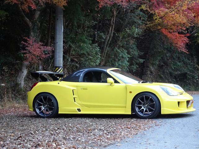 トヨタ MR－S Sエディション トライアルワイドボデイキット公認3ナンバーHKSスーパーチャージャーの中古車｜グーネット中古車