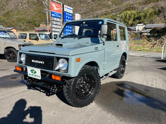 スズキ ジムニー ワイルドウインドリミテッド JA11－3型アンヴィルクリアコート全塗装カスタム 圧縮圧力測定済 エンジンターボリビルト搭載の中古車｜グーネット中古車