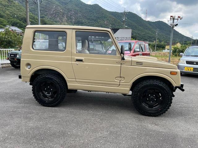 スズキ ジムニー スコットリミテッド JA11－3型ベージュ全塗装カスタム エンジン圧縮圧力測定済 エアコンパワステ付の中古車｜グーネット中古車