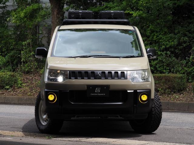 三菱 デリカD：5 M オールペイント ゴビベージュII IRONホイールの中古車｜グーネット中古車