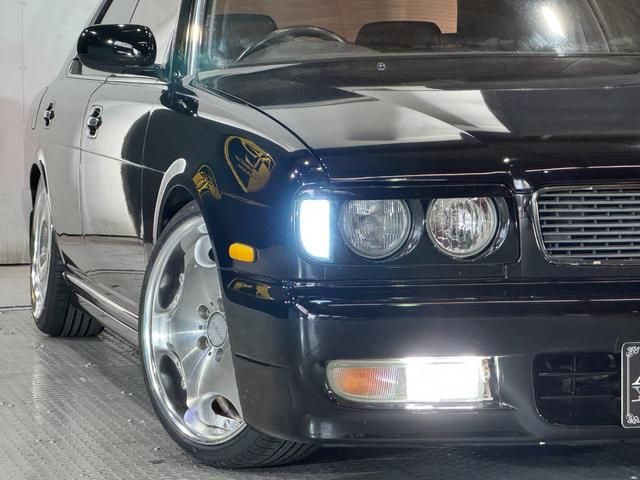 日産 セドリック グランツーリスモ Y32後期モデル JICフルタップ車高調 AMEシャレン18インチの中古車｜グーネット中古車