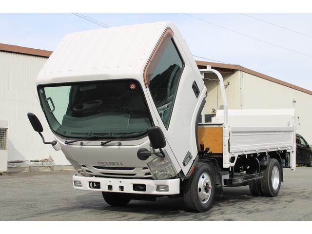 いすゞ エルフトラック 平ボディー2t セミロング パワーゲート（PG） 4WDの中古車｜グーネット中古車