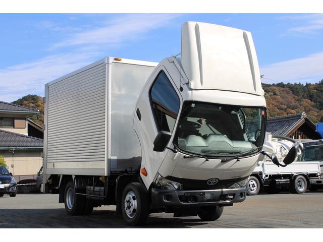 トヨタ ダイナトラック アルミバン 2t パワーゲート（PG） ☆トヨタ車体リフト昇降能力600kg☆Bカメラ☆ラッシング2段☆レーンアシスト☆プリクラッシュ☆車両総重量5325kg☆荷台内寸 ...