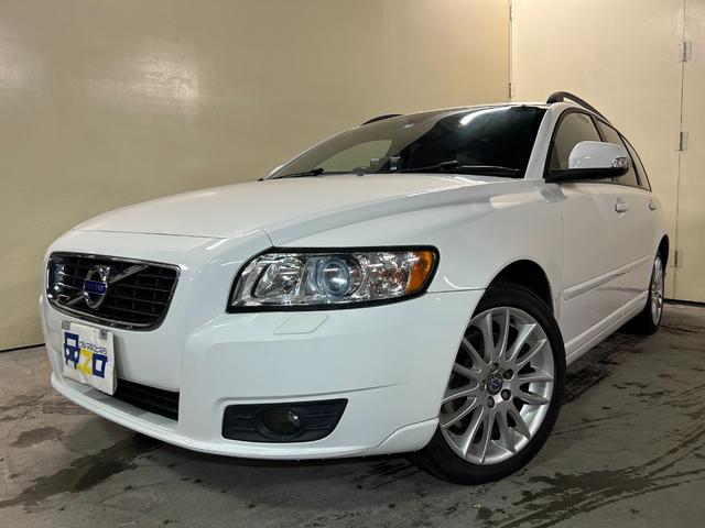 ボルボ V50 2．0eアクティブプラス 夏冬タイヤ付き レザーシート HDDナビの中古車｜グーネット中古車
