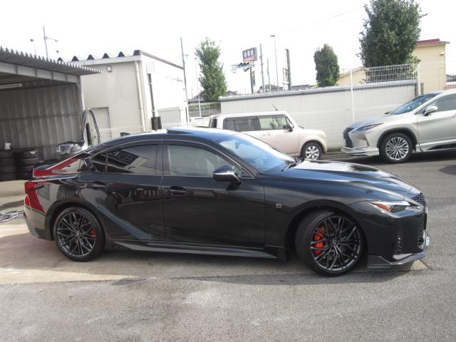 レクサス IS IS500Fスポーツパフォーマ1オナ黒革SR TOMSエアロ 1オナ黒革SR ベンチ＆ヒータSの中古車｜グーネット中古車