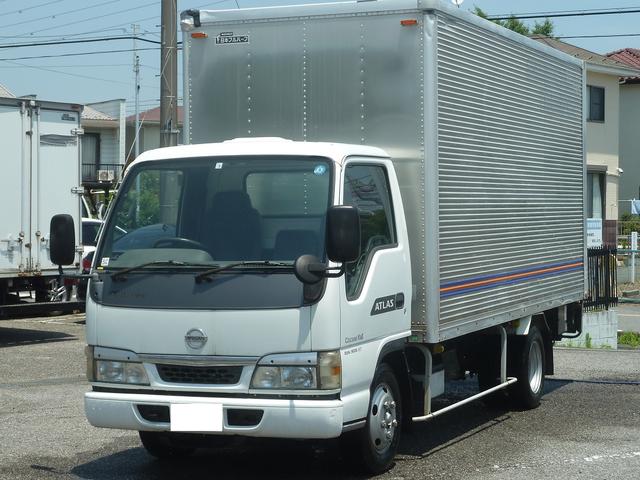 日産 アトラストラック ロングフルスーパーロー 2tアルミバンPG付 2tアルミバンPG付 5MTの中古車｜グーネット中古車