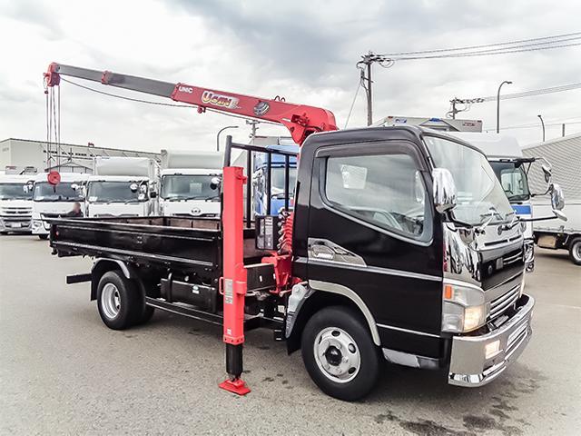 三菱ふそう キャンター 古河製3段クレーン付ハイジャッキセルフ 積載3000kg 2．63t吊りの中古車｜グーネット中古車