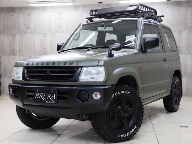 三菱 パジェロミニ X 4WD BRERAオリジナルカスタム マットブラック塗装AW＆マッドテレーンタイヤの中古車｜グーネット中古車