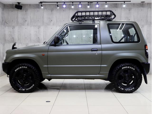 三菱 パジェロミニ X 4WD BRERAオリジナルカスタム マットブラック塗装AW＆マッドテレーンタイヤの中古車｜グーネット中古車