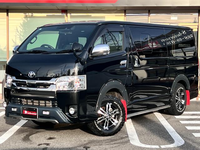 トヨタ ハイエースバン スーパーGL ダークプライムII 2800ディーゼルターボ4WD TRDバンパーガードの中古車｜グーネット中古車