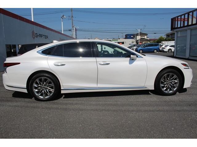 レクサス LS LS500 Iパッケージ OPマクレビ 白革冷暖シートの中古車｜グーネット中古車