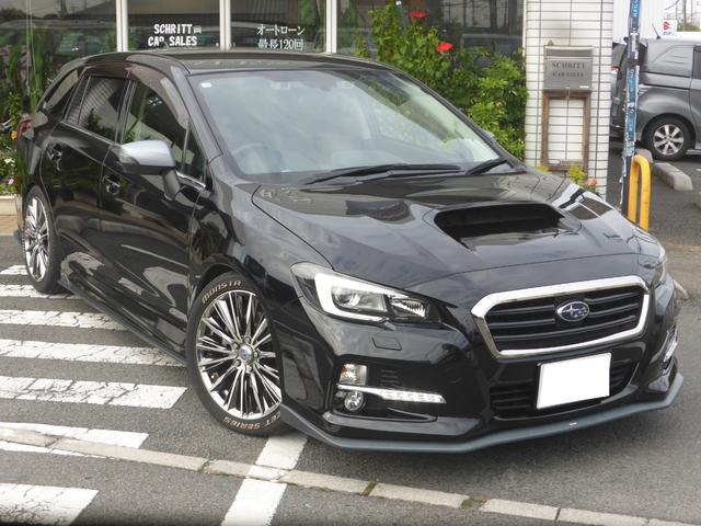 レヴォーグ（スバル）1．6GTアイサイト Sスタイル 1年間 走行距離無制限 保証付 RSR Ti2000ローダウン 社外18インチAW HKSマフラー STIエアロ ナビ フルセグTV ...