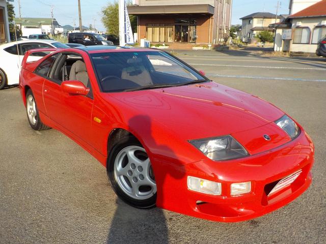 日産 フェアレディZ 300ZXツインターボ☆2by2☆Tバールーフ☆純正5速☆ ワンオーナー☆禁煙車☆修復歴無し☆実走行車☆社外エアロバンパー☆IMPULタイプリアスポ☆運転席パワーシート☆ ...