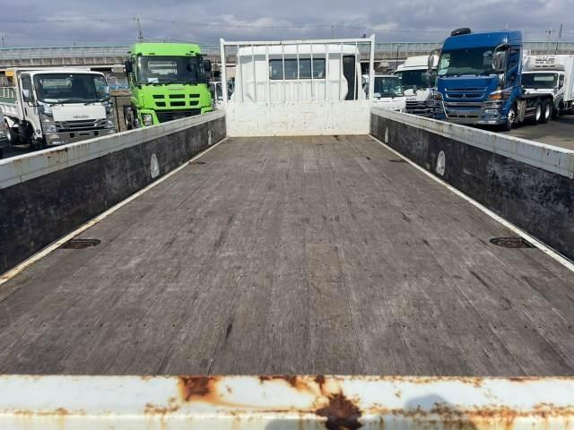 キャンター（三菱ふそう） H28年式 三菱ふそう 平ボディ ワイド 超超ロング 4．45トン 6Mボディ 175馬力ターボ 4t 4．5t 8t 小型 中型 キャブオーバーの中古車詳細 ...