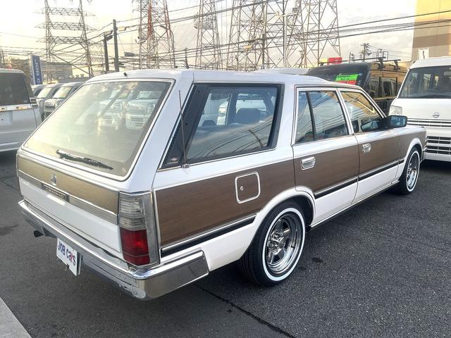 日産 セドリックワゴン GL ウッドデカール（ホワイト木目） ローダウン 新品TSW15インチメッキホイールの中古車｜グーネット中古車
