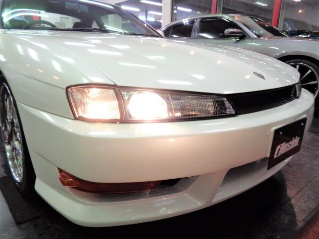 日産 シルビア Q’s SE ダイヤセレクション S14最終後期モデルダイヤセレクションSR20DEエンジン純正5MTミッション専用2本出しマフラー車高調WORK18アルミ純正エアロ大型リア ...