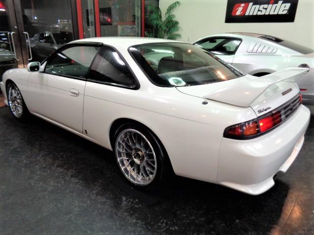 日産 シルビア Q’s SE ダイヤセレクション S14最終後期モデルダイヤセレクションSR20DEエンジン純正5MTミッション専用2本出しマフラー車高調WORK18アルミ純正エアロ大型リア ...