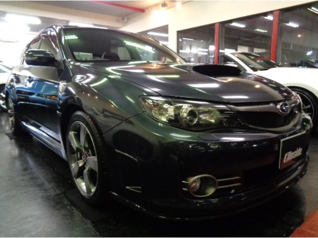 スバル インプレッサ WRX STi ダークグレーMカラーSTIエアロEJ20BOXERターボエンジン6MT4WD柿本ステンマフラーSIDRIVEサスHKSEVC追加モニターDSCデフコン ...