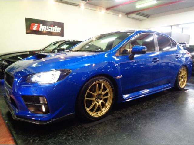 スバル WRX STI STI WRブルーカラーSTIエアロEJ20BOXERターボエンジン6MT4WD柿本マフラーHKS車高調STIキャリパーENKEI18AWレザーSTIシートカーボンリア ...