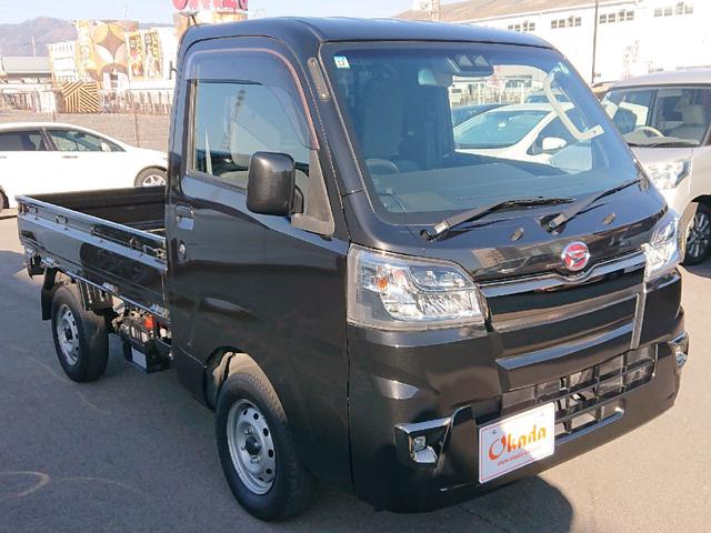 ハイゼットトラック（ダイハツ）エクストラSAIIIt 5速ミッション ナビTV Bluetooth ワンオーナー LEDヘッドライト LEDフォグランプ キーレスエントリー ETC 3方開 ...