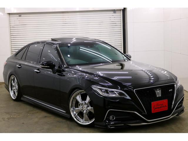 TOYOTA CROWN RS ADVANCE | 2018 | BLACK | 8900 km | details.- Japanese ...