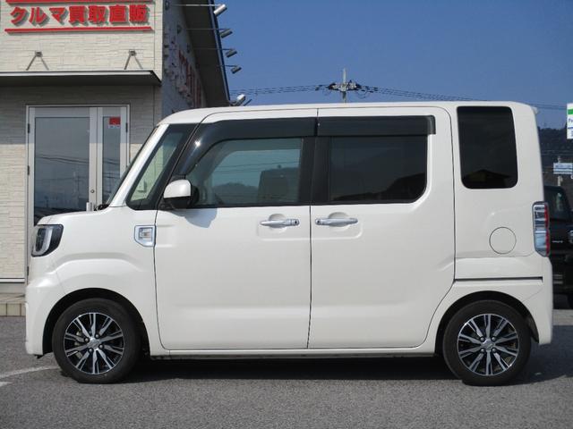 ウェイク（ダイハツ）GターボSAII ターボ 両側電動ドア 社外SDナビ／CD＆ワンセグTV Bカメラ 純正AW LEDヘッドライト スマートキー オートライト 前後ドラレコ 電動格納ミラー ...