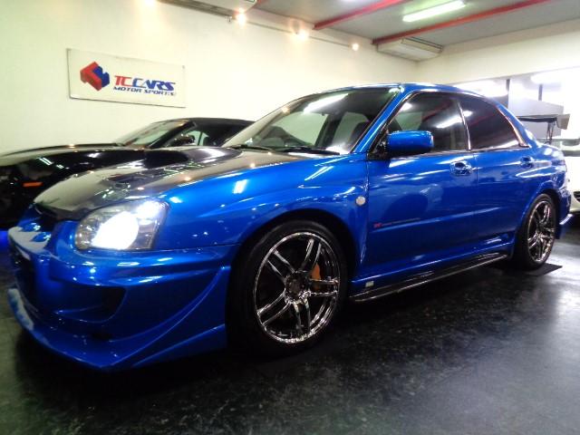 スバル インプレッサ WRX STi VARISフルエアロカーボンボンネットカーボントランクGTウイングEJ20BOXERターボエンジン6MT4WDマフラーHKSエアクリHKS車高調ナビTV ...