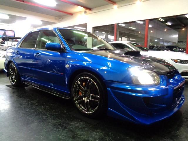 スバル インプレッサ WRX STi VARISフルエアロカーボンボンネットカーボントランクGTウイングEJ20BOXERターボエンジン6MT4WDマフラーHKSエアクリHKS車高調ナビTV ...