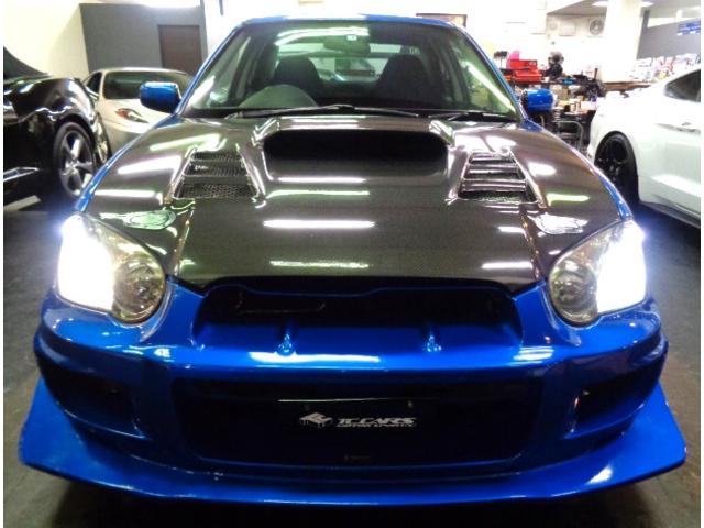 スバル インプレッサ WRX STi VARISフルエアロカーボンボンネットカーボントランクGTウイングEJ20BOXERターボエンジン6MT4WDマフラーHKSエアクリHKS車高調ナビTV ...