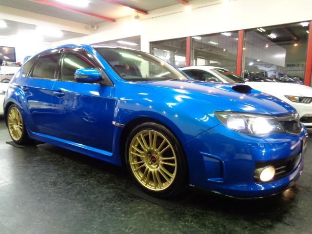 スバル インプレッサ WRX STi WRブルーカラーSTIフルエアロEJ20BOXERターボエンジン6MT4WD車高調STI専用マフラーDCデフコントロールSTIキャリパーレカロ製STI ...