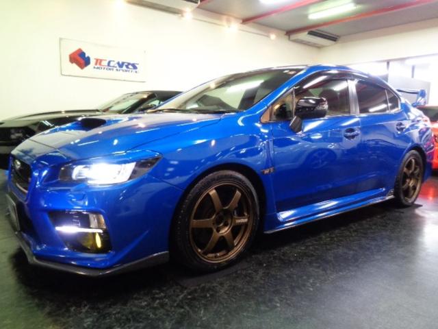 スバル WRX STI STI タイプS STIフルエアロEJ20BOXERターボエンジン6MT4WD4本出しSTIマフラーSIDRIVEサスDCデフコンSTIキャリパRAYS18アルミSTI ...