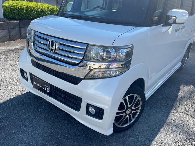 ホンダ N－BOX G SSパッケージ ナビ ワンセグ DVD バックモニター ETC シートカバー 両側電動スライドドア 前後ドライブレコーダー（ユピテル）プラグ交換 CVTオイル交換 ...