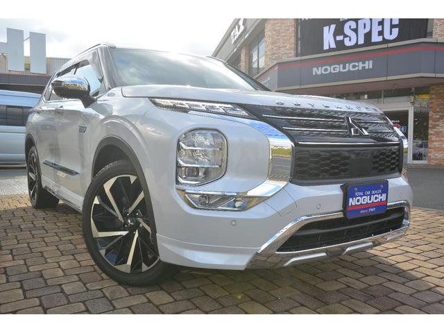 三菱 アウトランダーPHEV P 純正オプション83．9万付き OPフルエアロ（スポーティPKG＆エレガントPKG ）MOPサンルール＆ルーフレールの中古車｜グーネット中古車