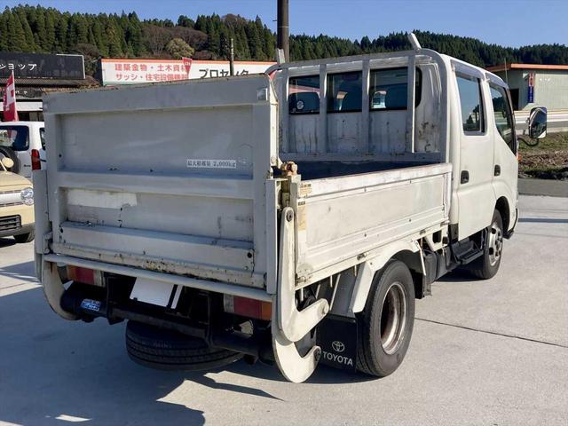 トヨタ ダイナトラック Wキャブ 2t パワーゲート荷重600kg 5速MTの中古車｜グーネット中古車