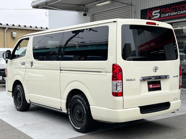 トヨタ ハイエースバン スーパーGL 丸目フェイス／ライトイエロー／4WD／ディーゼル／寒冷地仕様／パワースライドドア／DEEN／16AW／パナソニックナビ／キャンプ仕様／アウトドア 仕様／車 ...