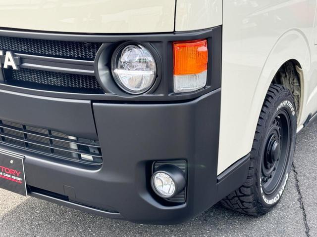 トヨタ ハイエースバン スーパーGL 丸目フェイス／ライトイエロー／4WD／ディーゼル／寒冷地仕様／パワースライドドア／DEEN／16AW／パナソニックナビ／キャンプ仕様／アウトドア 仕様／車 ...