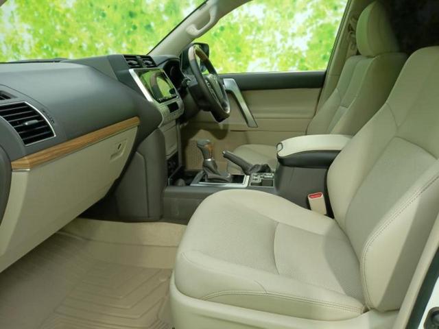 ランドクルーザープラド（トヨタ）4WD TX Lパッケージ サンルーフ／エアロ／保証書／社外 9インチ SDナビ／シートヒーター／シート フルレザー／ヘッドランプ LED／ETC／EBD付 ...