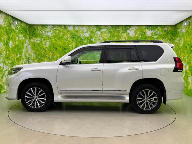 トヨタ ランドクルーザープラド 4WD TZ－G 保証書／純正 SDナビ／デジタルインナーミラー／シートヒーター／シート フルレザー／ヘッドランプ LED／ETC2．0／EBD付ABS／横滑り ...