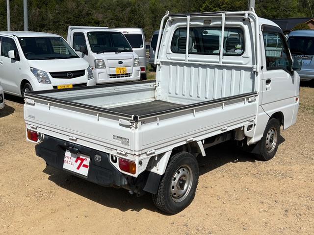 スバル サンバートラック TB 4WD 5速MT エアコンの中古車｜グーネット中古車