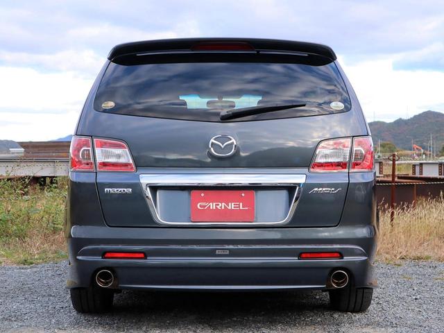 MPV（マツダ）23S 後期 両側電動スライドドア DAMDエアロ HDDナビ ワンセグTV Bluetooth バックカメラ HID ETC オートエアコン MTモード キーレス 3列シート ...