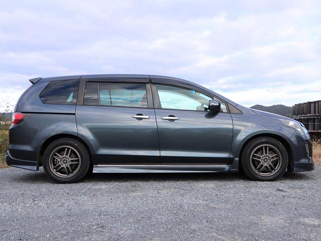 MPV（マツダ）23S 後期 両側電動スライドドア DAMDエアロ HDDナビ ワンセグTV Bluetooth バックカメラ HID ETC オートエアコン MTモード キーレス 3列シート ...