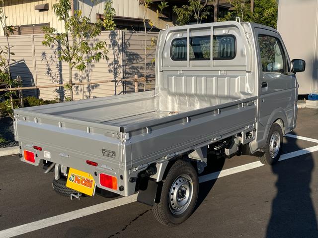 キャリイトラック（スズキ）KCエアコン・パワステ 届出済未使用車 パワステ エアコン エアバッグ 禁煙車 4WD アイドリングストップ リヤ ...