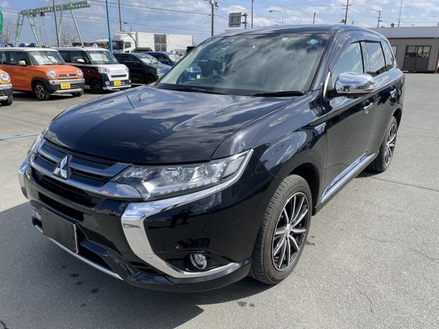 三菱 アウトランダーPHEV Gセーフティパッケージ 4WD ナビ 衝突被害軽減システムの中古車｜グーネット中古車
