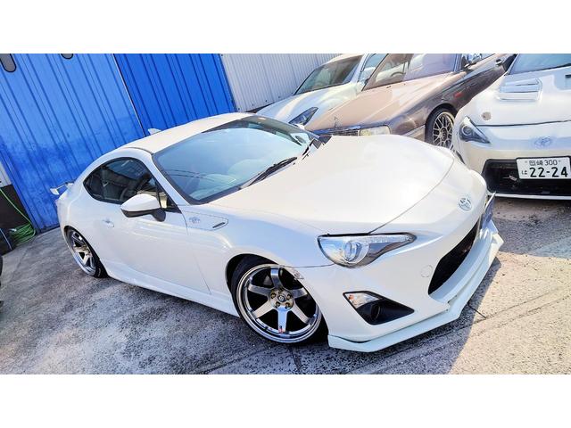 トヨタ 86 GT HKS GTスーパーチャージャー9．5JコンケーブLSD強化クラッチF－CONアーム仕様の中古車｜グーネット中古車