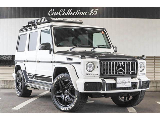 メルセデス・ベンツ Gクラス G350d 後期モデル ラグジュアリーPKG オフロード仕様 AMGタイプ20インチAW＆ホワイトレタータイヤの中古車｜グーネット中古車